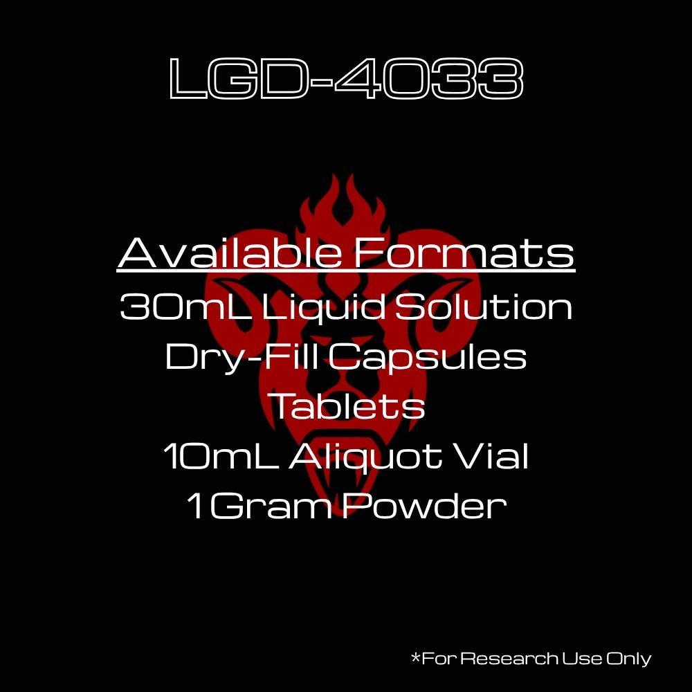 LGD-4033 (Ligandrol) Selective Androgen Receptor Modulator Overview